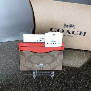 Coach | Bags | Coach Signature Card Case Wallet | Poshmark